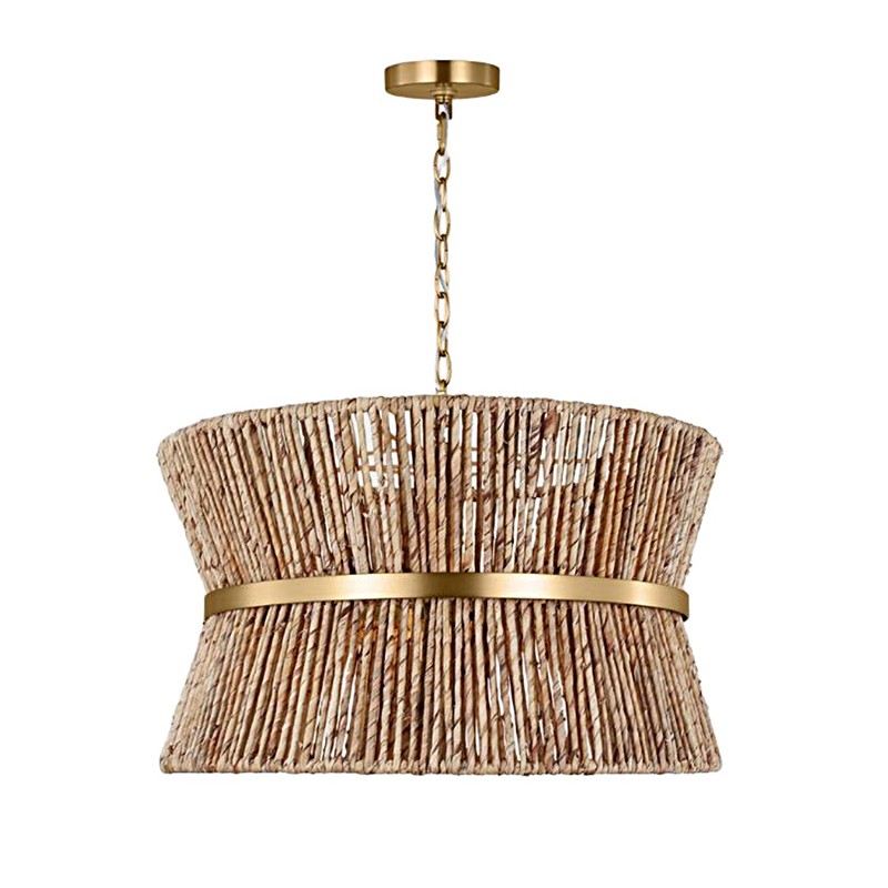 Weaving Abaca Rope Chandelier - Tikanna Lighting